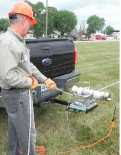 Capstan winch AB Chance 1000 lbs 120V – Capital Winch